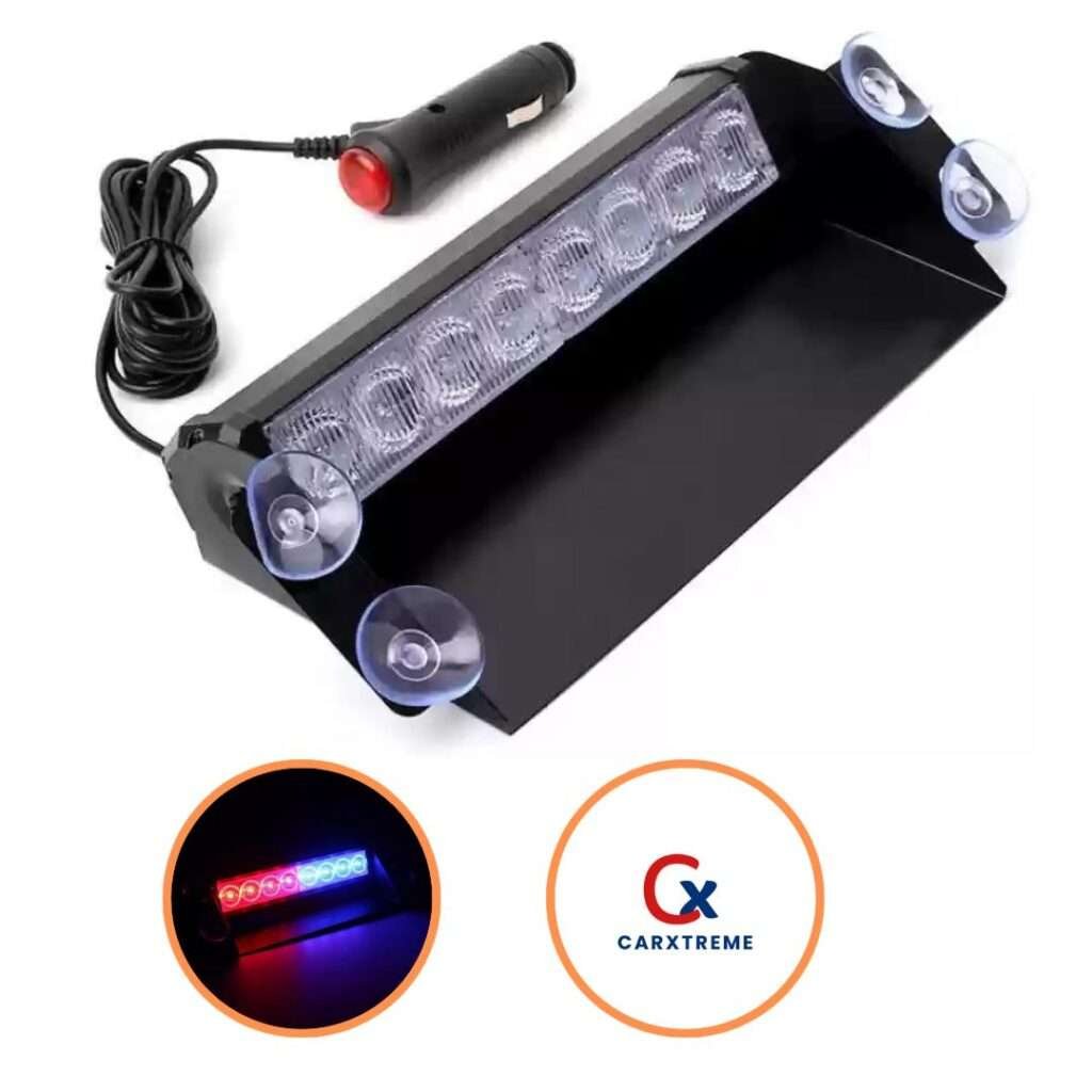 Buy Now Car Police Light With 8 Led Lights