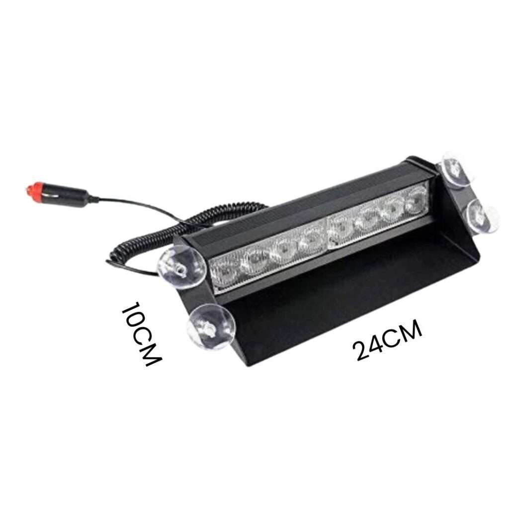 Buy Now Car Police Light With 8 Led Lights