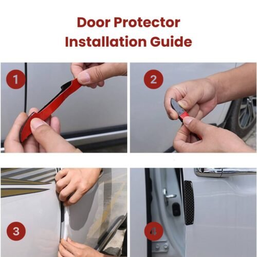 Buy Now Silicone Car Door Edge Guards | Set of 4 Pcs