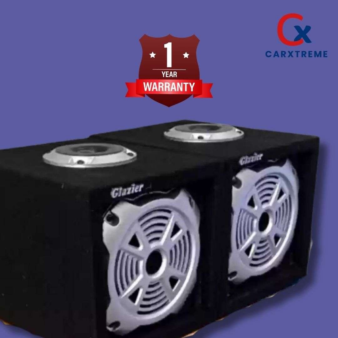 Crystal Clear 5 Inch Speaker Box, Set of 2