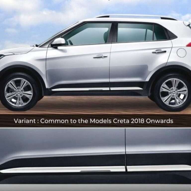 Buy Hyundai Creta Side Beading Chrome Finish, Fast Delivery