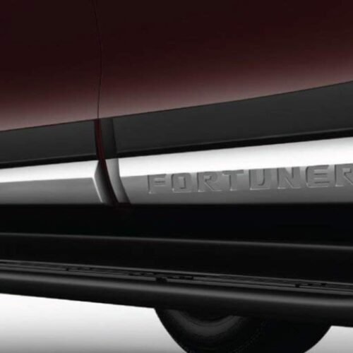 luxurious New Brezza Side Cladding, Black And Silver Color