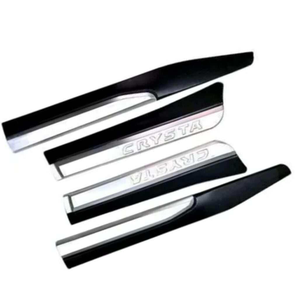 Toyota Innova Crysta Side Cladding | Black And Silver