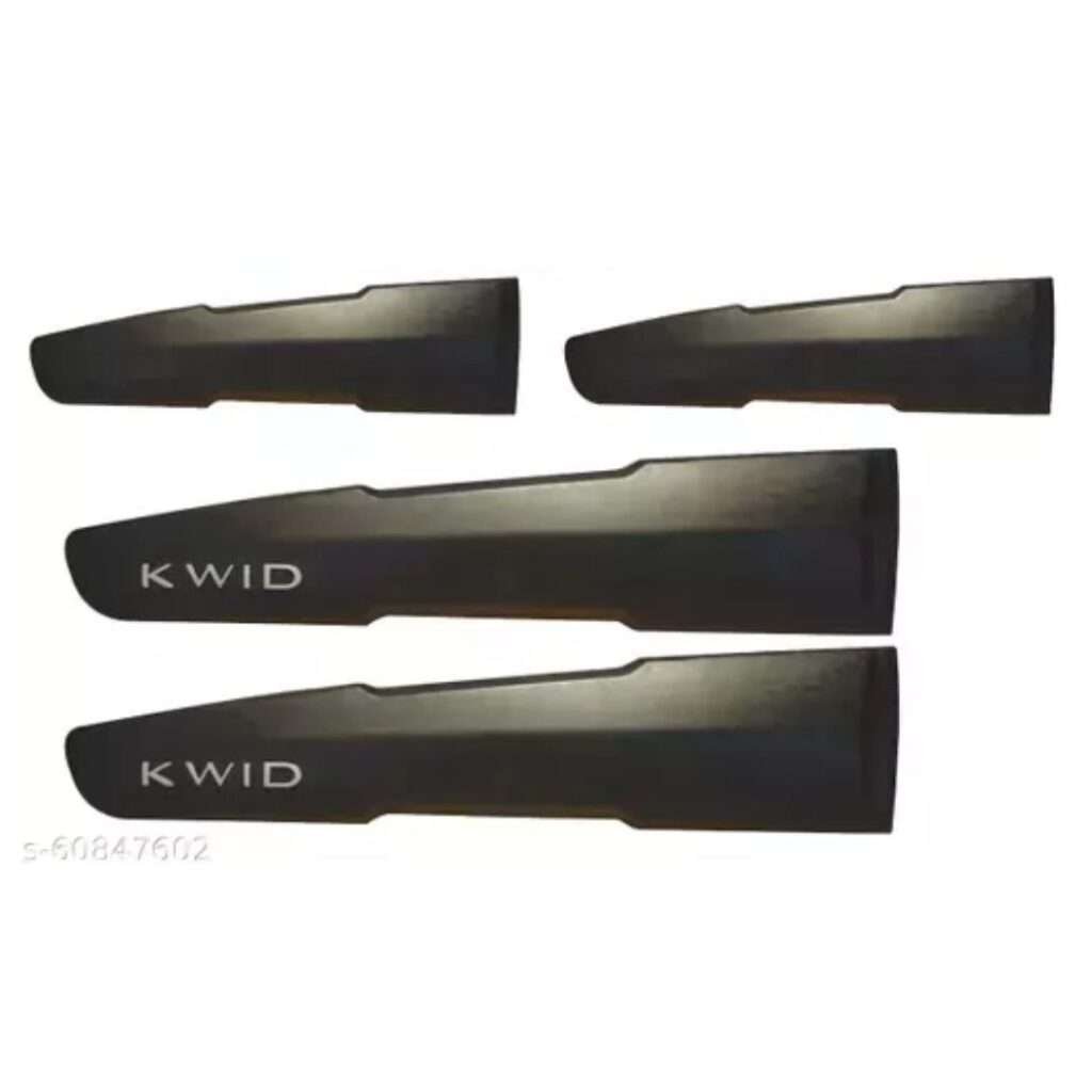 Renault Kwid Side Cladding Black Color | Set of 4 Pieces
