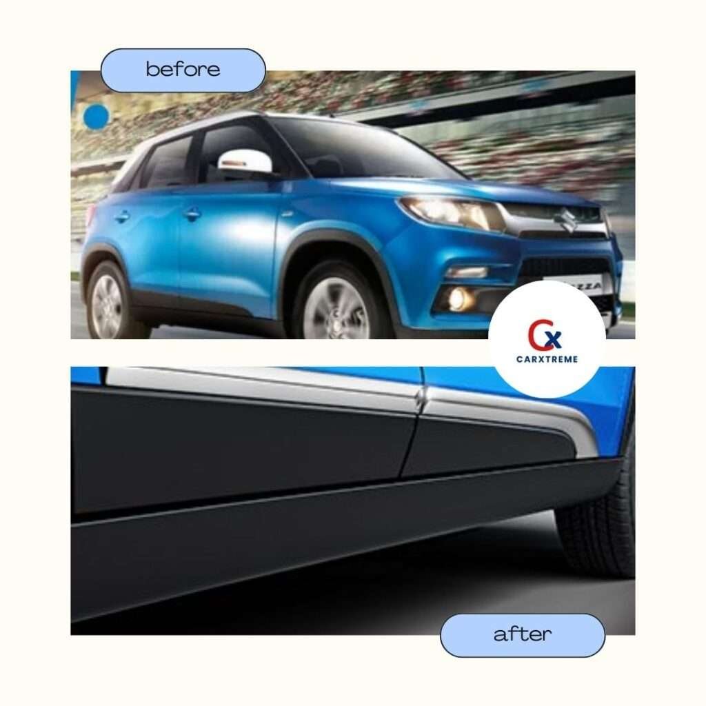 Buy Vitara Brezza Side Beading Chrome Finish | Fast Delivery