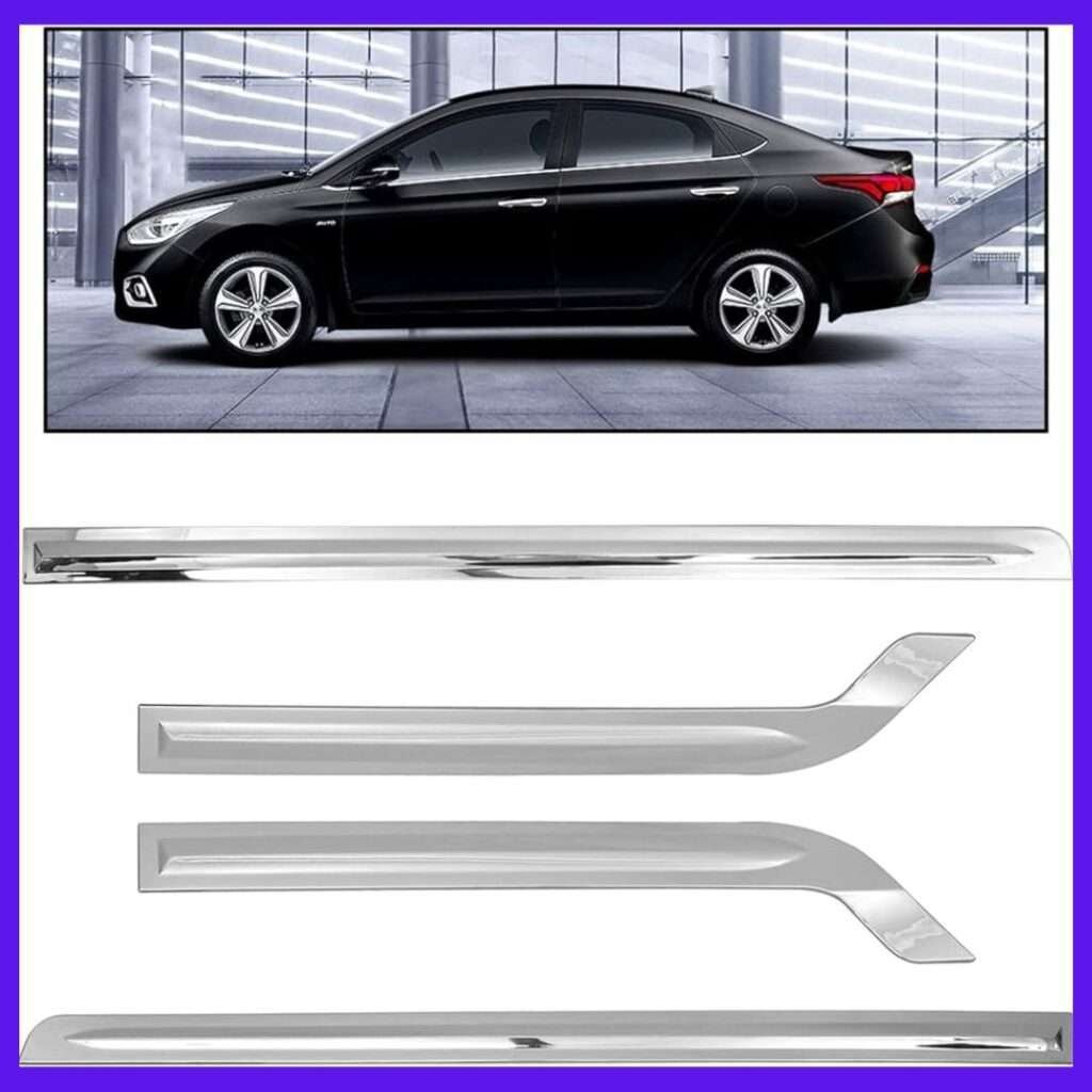 Hyundai Verna Door Beading With Chrome Material | Buy Now