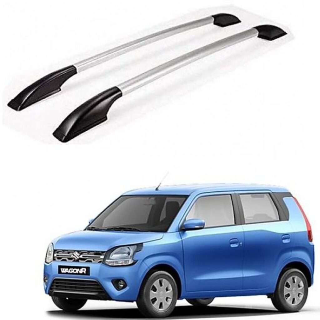Buy Now Roof Rail For Wagon R 2022 | Black And Silver Color