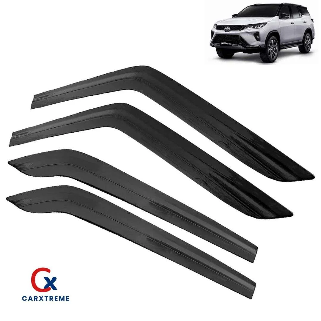 Unbreakable Toyota Fortuner Door Visor l Injection Moulded