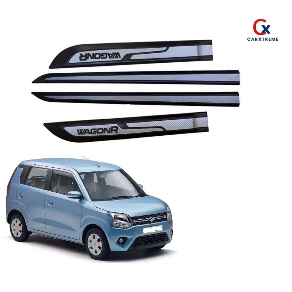 Maruti Wagon R Side Beading l Set of 4 l Black